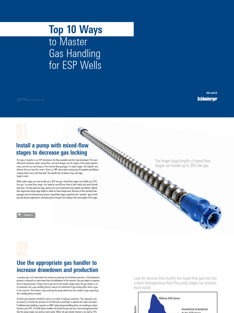 Top 10 Methods Gas Handline Esp Wells | PDF | Pump | Gases