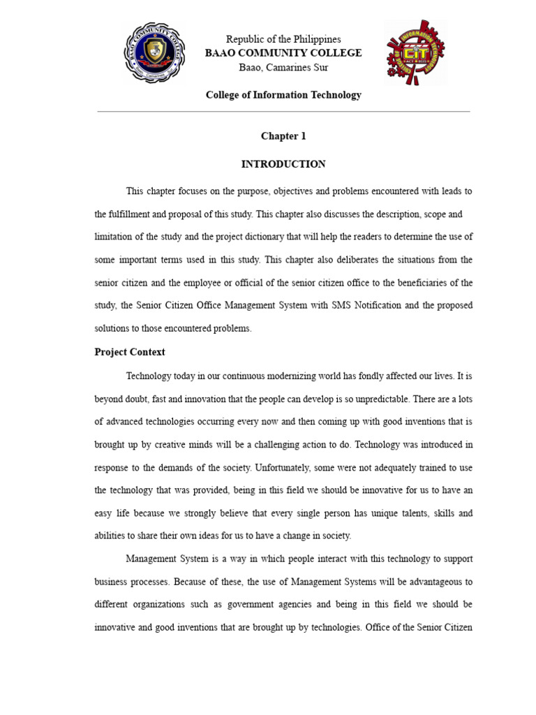 CHAPTER-1-INTRODUCTION_SAMPLE-1 | PDF