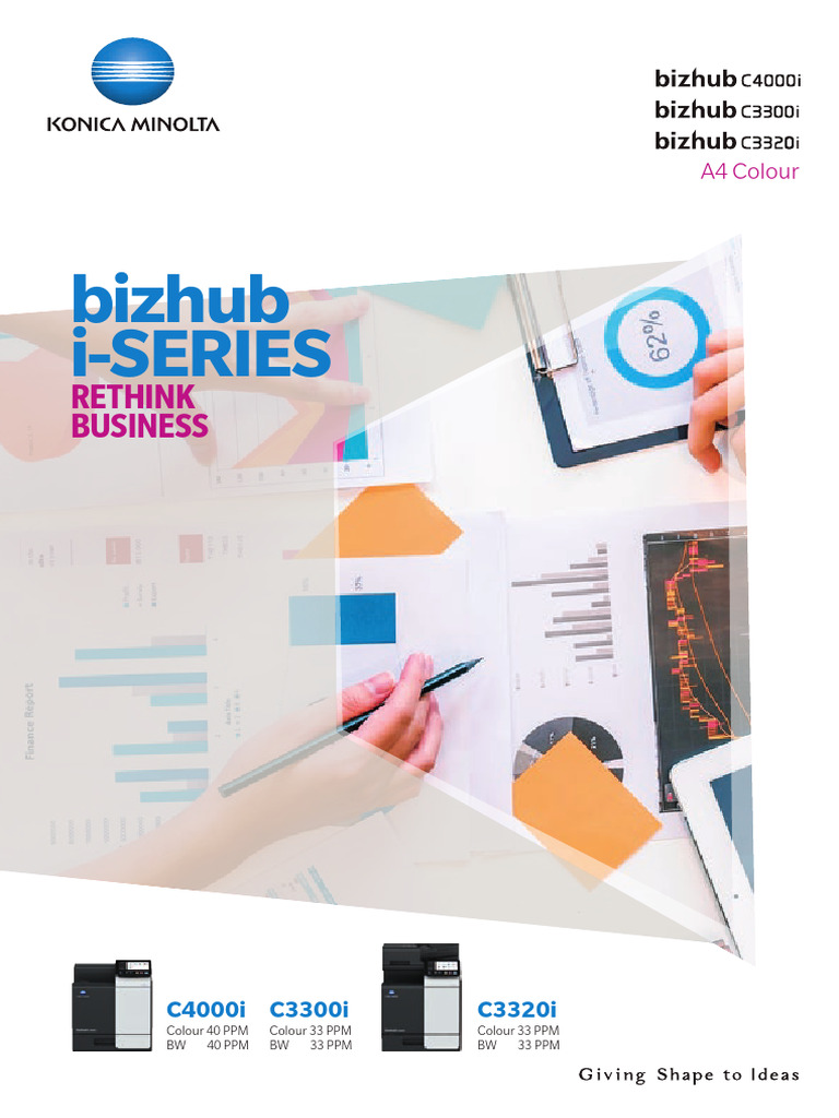 Bizhub C3320i C4000i C3300i Brochure | PDF