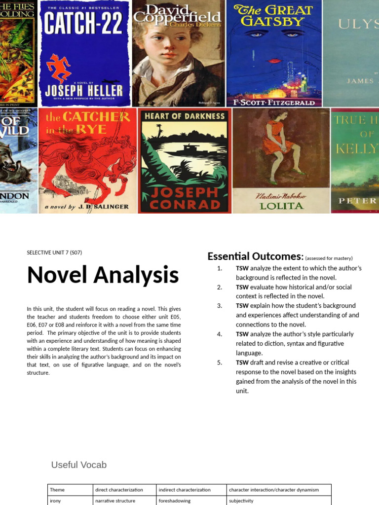 S07 Novel Choice | PDF