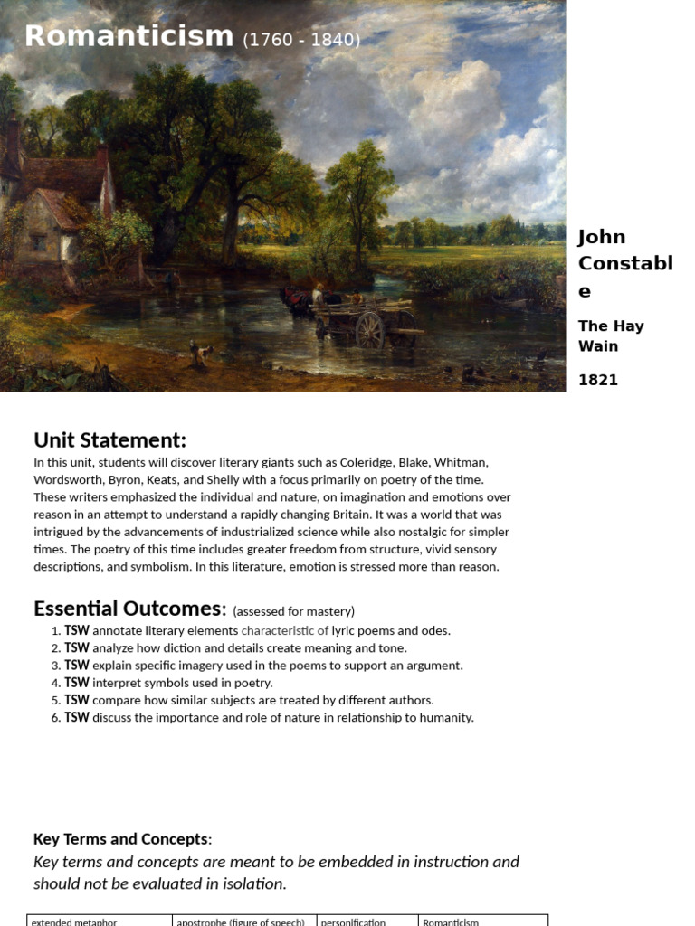 E05 Romanticism | PDF