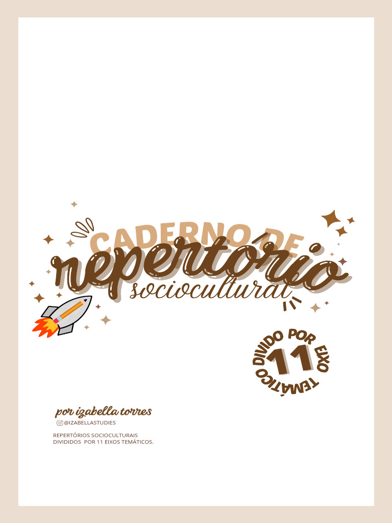 Caderno de Repertorio Sociocultural0001pdf | PDF