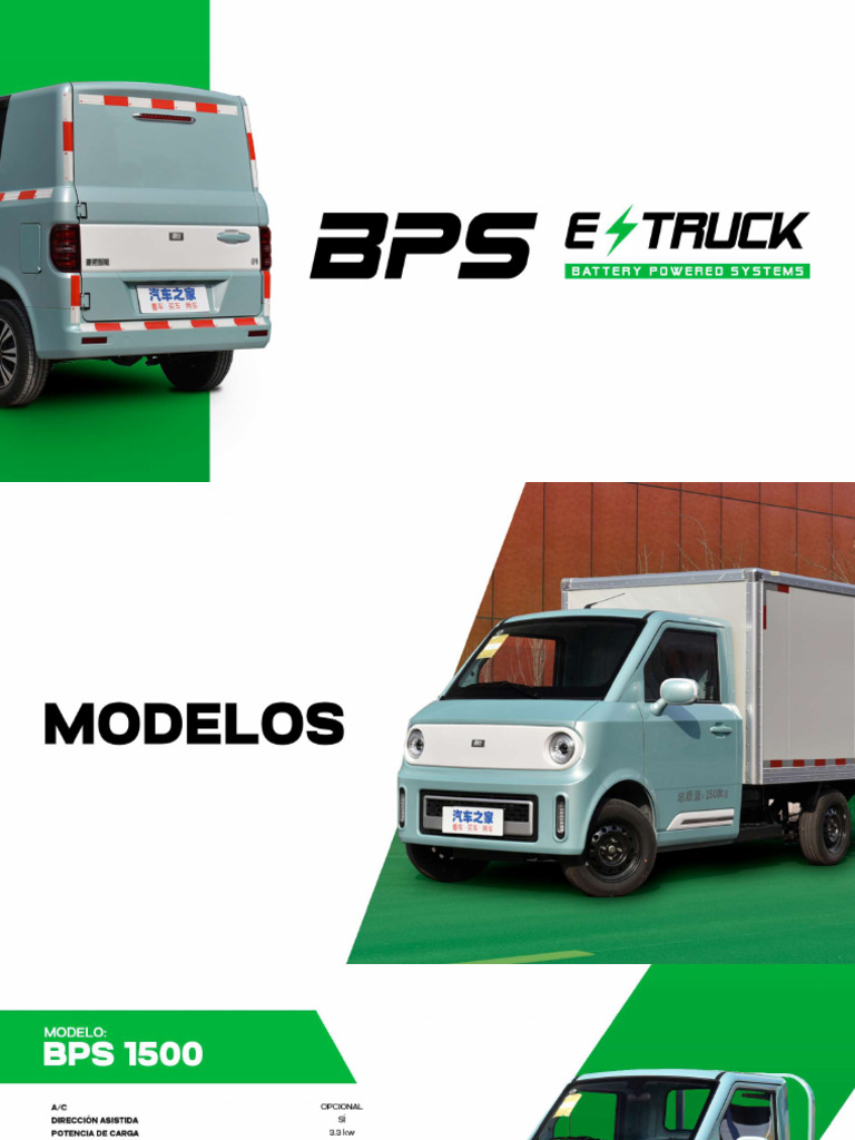 BPS E -TRUCK (Presentación) | PDF