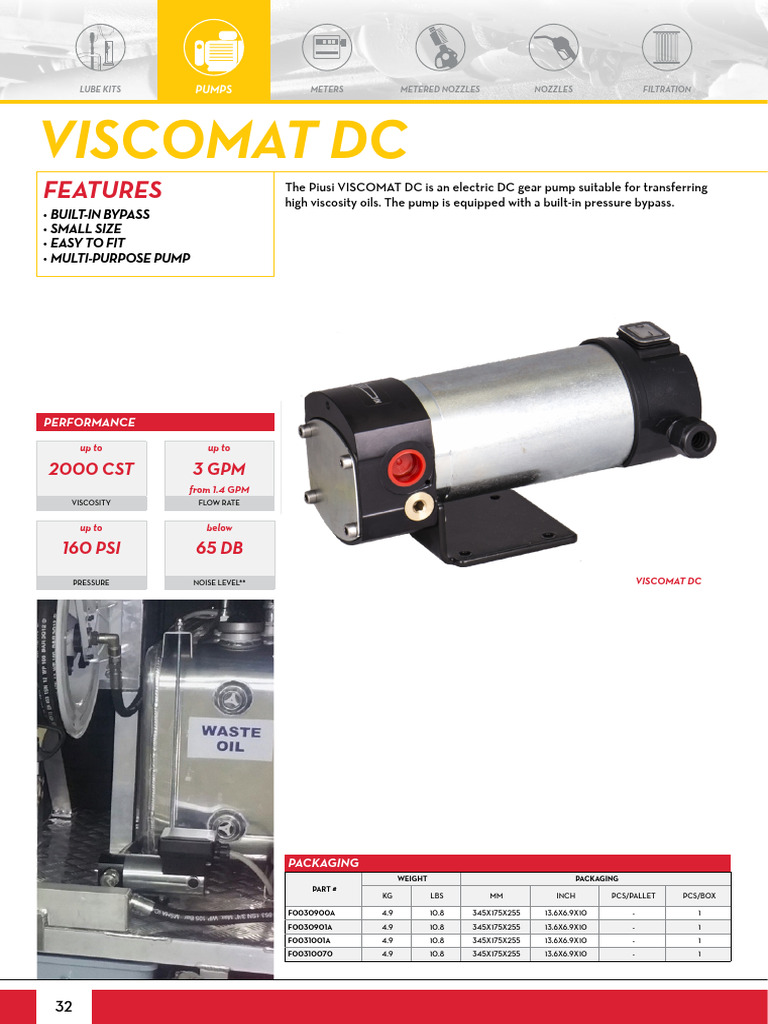 Piusi Usa Viscomat DC - en | PDF