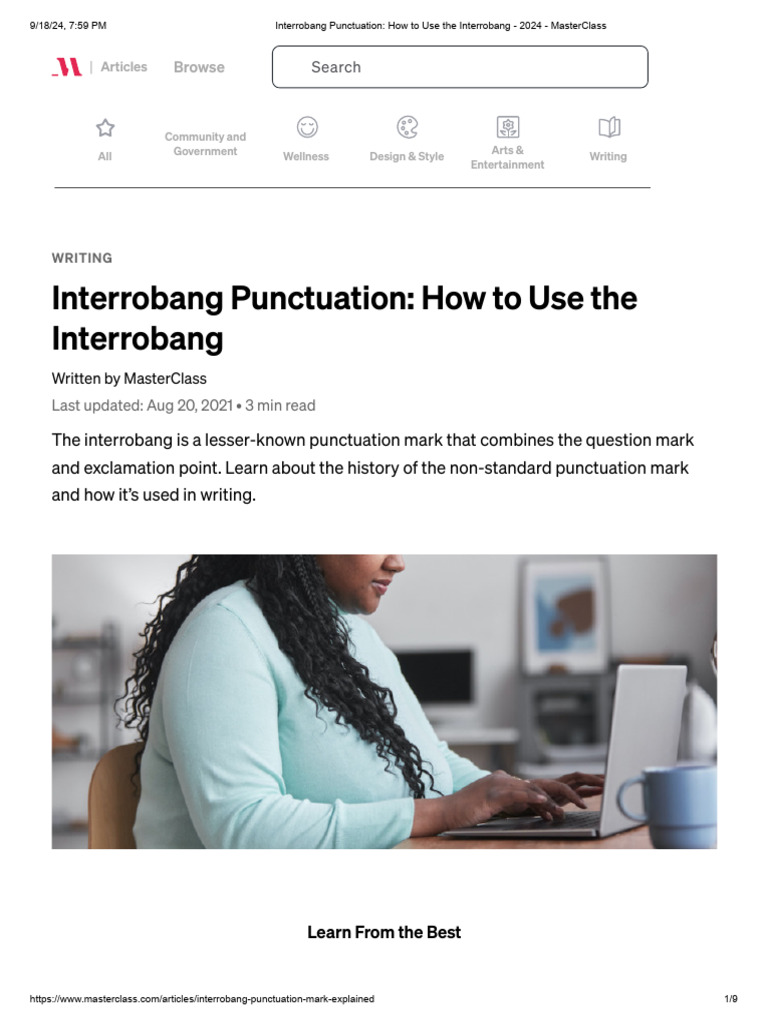 Interrobang Punctuation - How To Use The Interrobang - 2024 ...