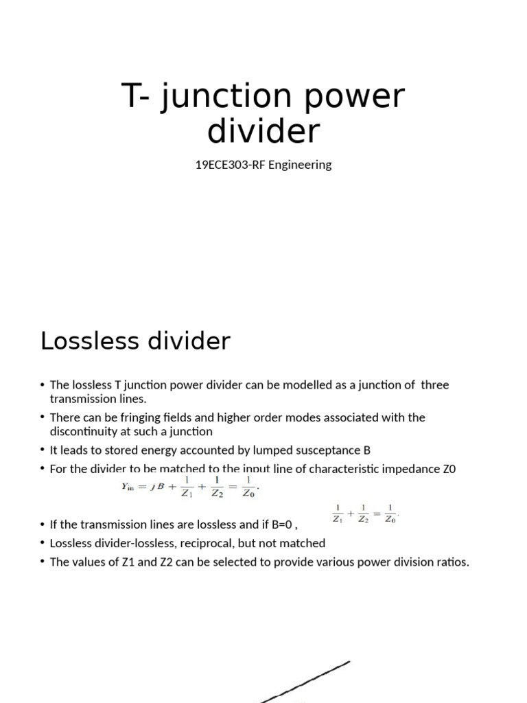 Power Divider, Combiner and Coupler - Modified | PDF | Transmission ...