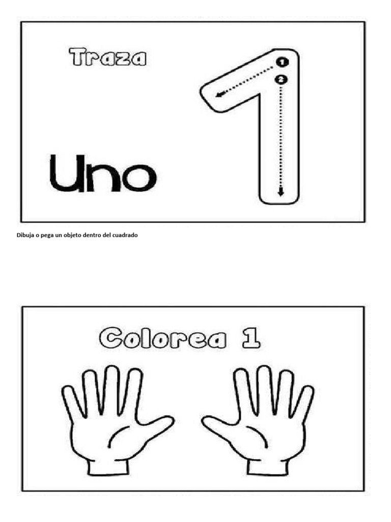 Practicando Los Numeros | PDF