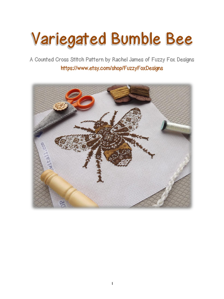 Variegated Bee Pattern | PDF