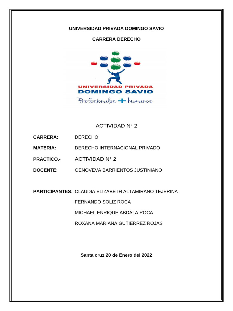 ACTIVIDAD N°2 | PDF