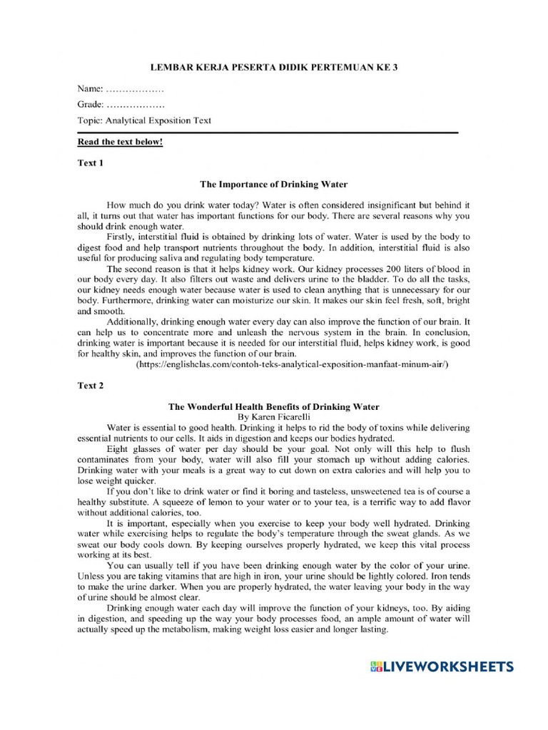 LKPD Exposition Text | PDF