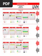 Calendario Académico UTH 2025 | PDF