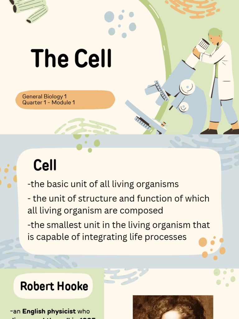 Exploring Cells in Detail Education Presentation in 0 Hand Drawn ...