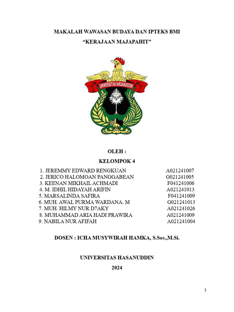 Sejarah Majapahit KLP 4 Wbi | PDF