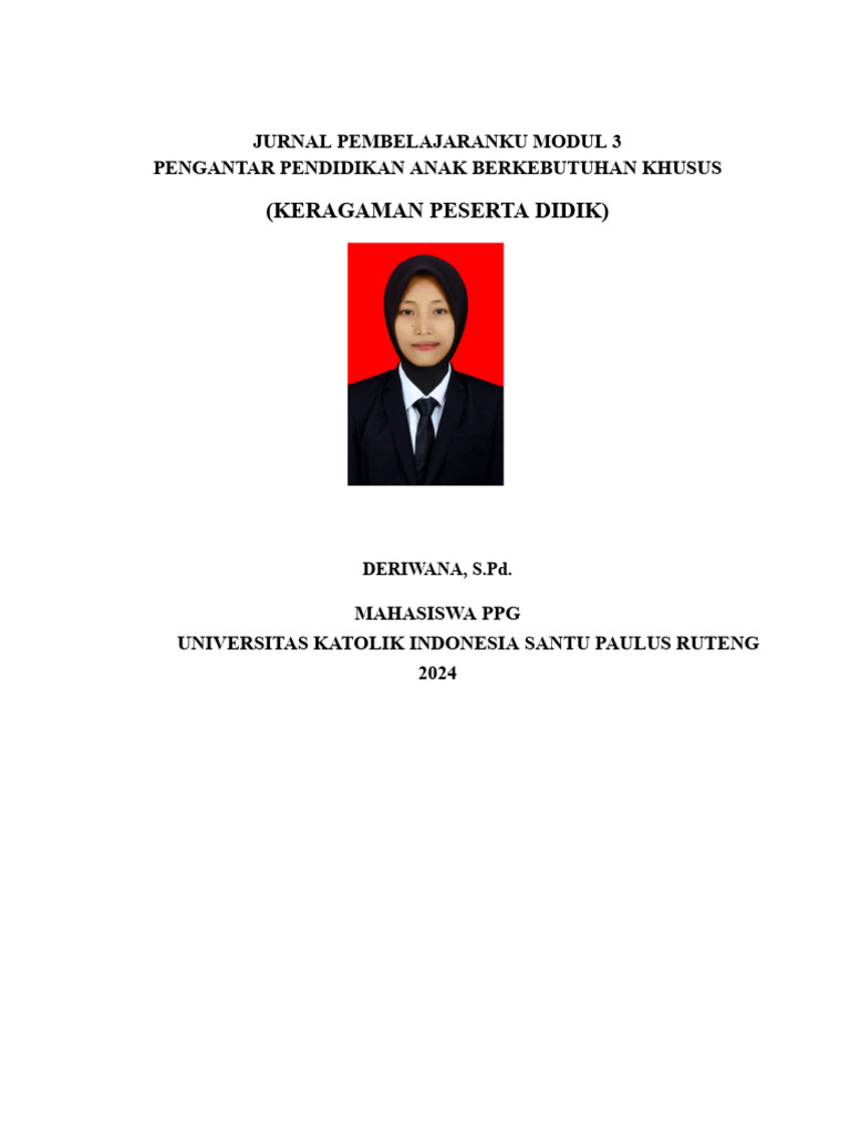 Jurnal Modul 3 Ppabk | PDF | Behavioural Sciences | Language Arts & Discipline