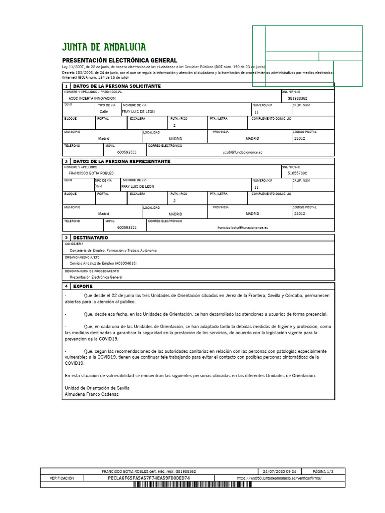 Acuse de Recibo | PDF