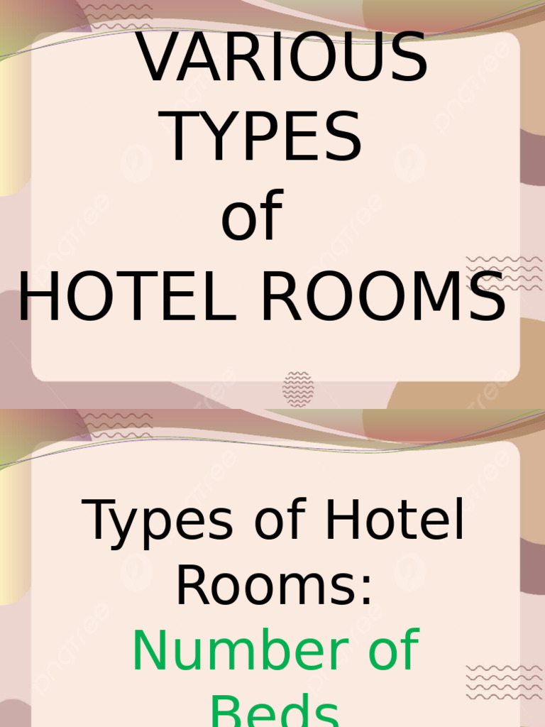 Types of Hotel Rooms | PDF