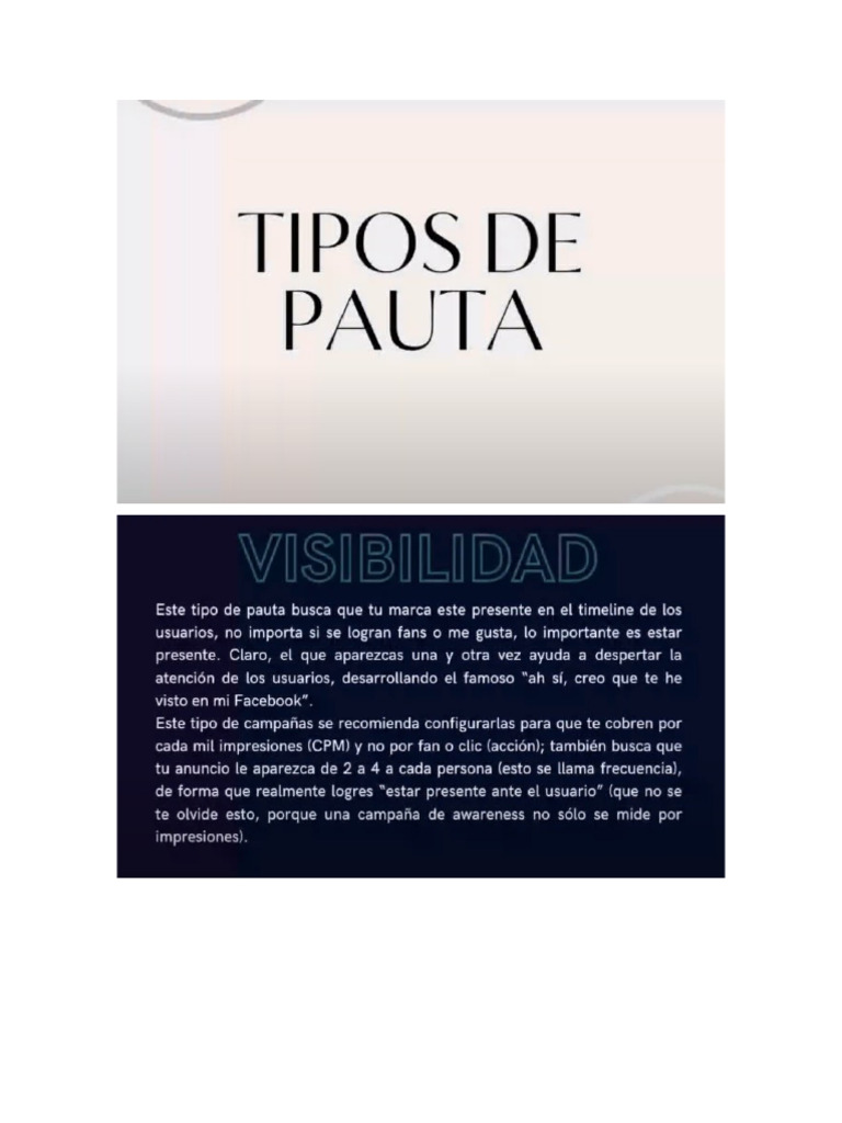 TIPOS DE PAUTA | PDF
