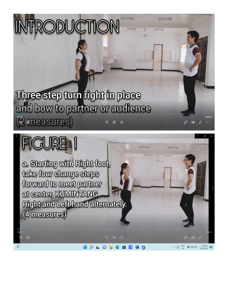 BA INGLES DANCE STEPS ON PRINT | PDF