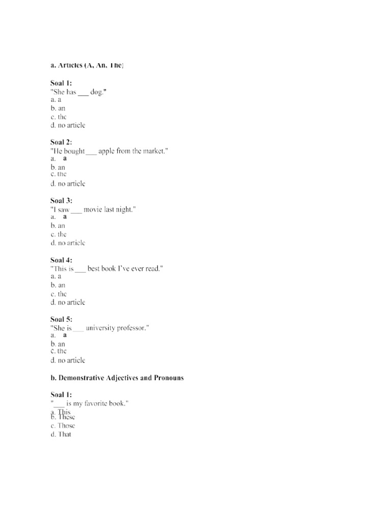 Article Demonstrative | PDF
