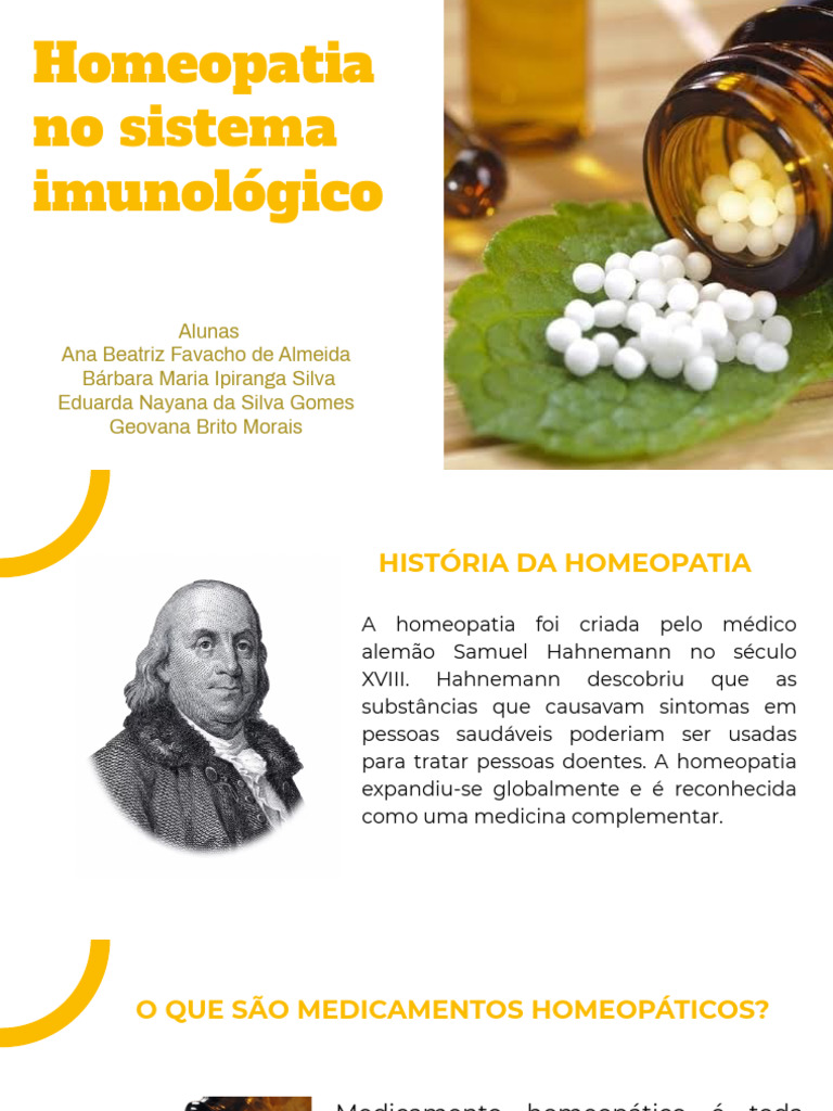 Trabalho Homeopatia | PDF