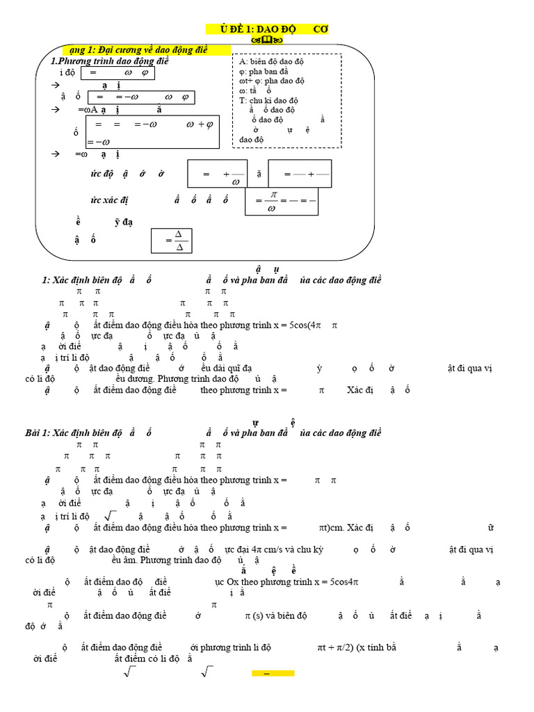 Chu de 1 - Dao Dong Co | PDF