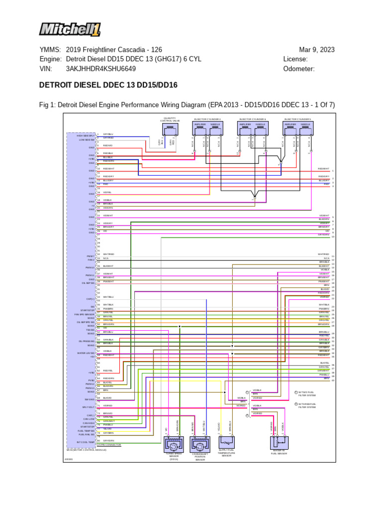 Wiring Diagrams Engine Performance | PDF