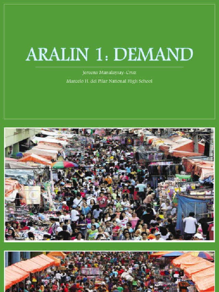 Aralin 1 Demand | PDF