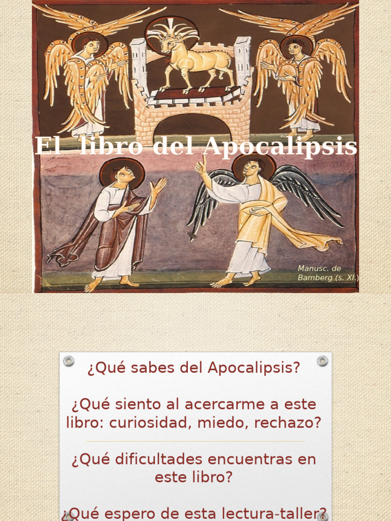 taller Bíblico Apocalipsis - 2 encuentros | PDF