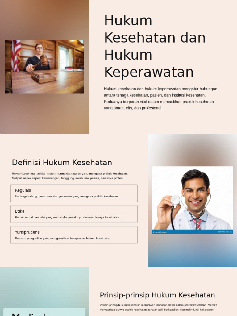 Hukum Kesehatan Dan Hukum Keperawatan - PPTX 20240724 162454 0000 | PDF