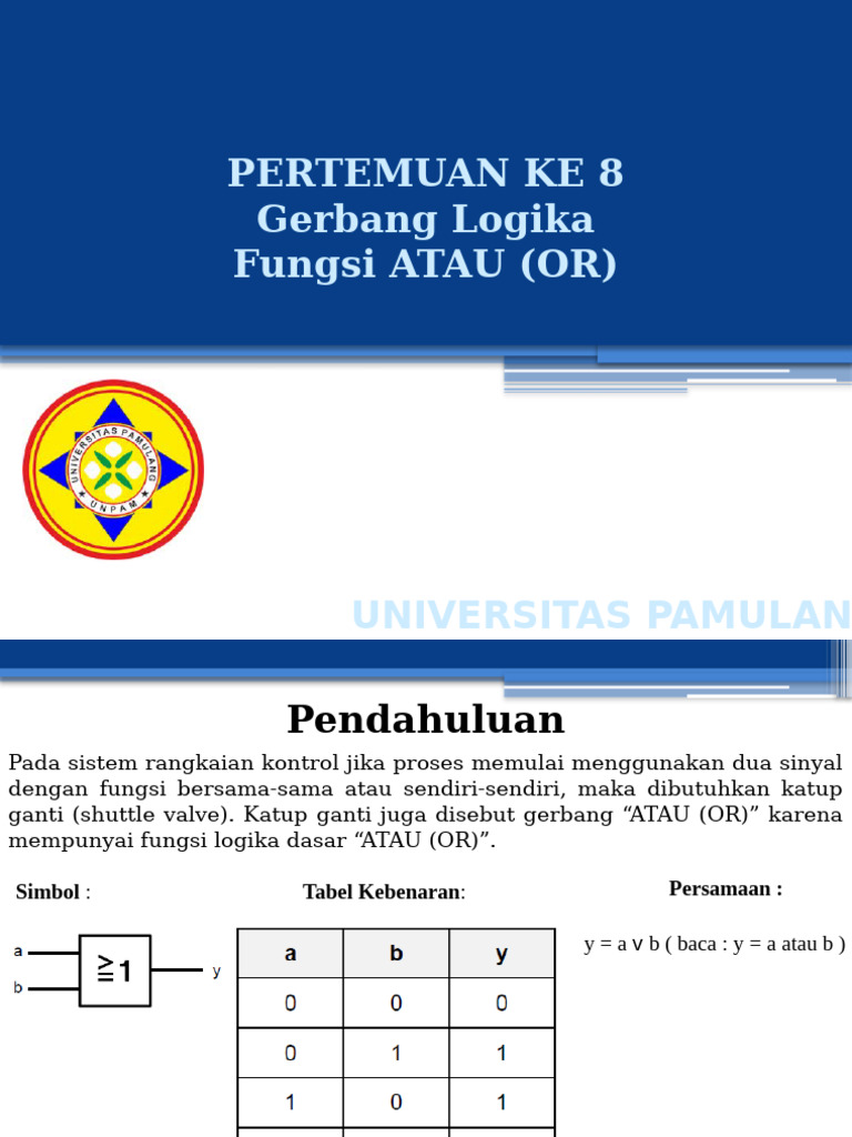 Pertemuan Ke 8 Pneumatik | PDF