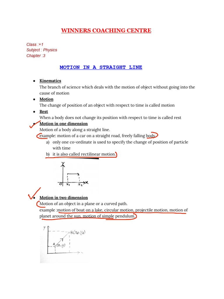 1.phy - Straight Line Copy Imp Marked | PDF