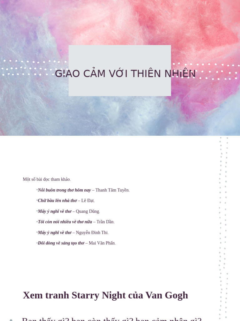 Giao C M V I Thiên Nhiên | PDF