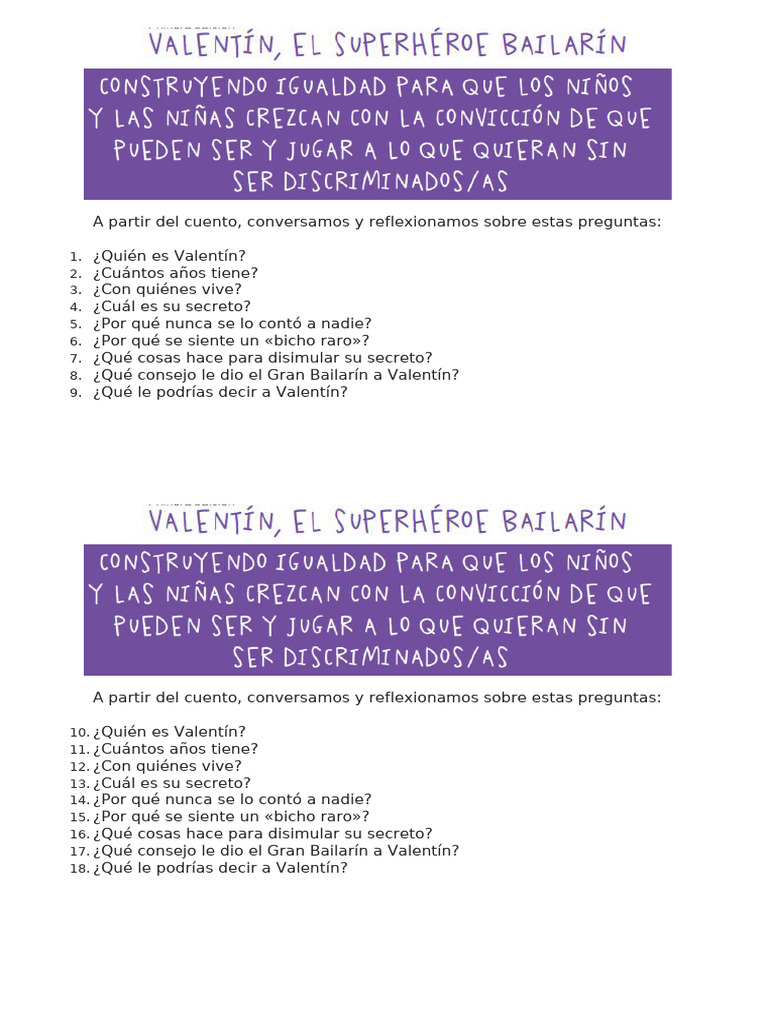 Valentín el bailarín | PDF