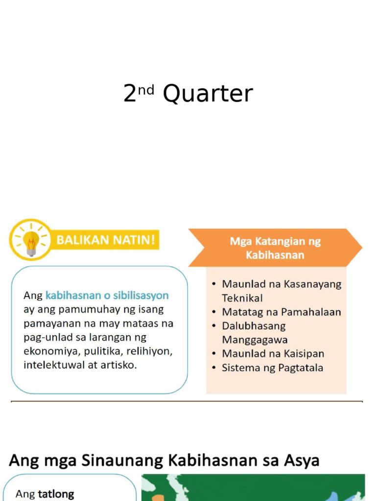2nd Quarter | PDF