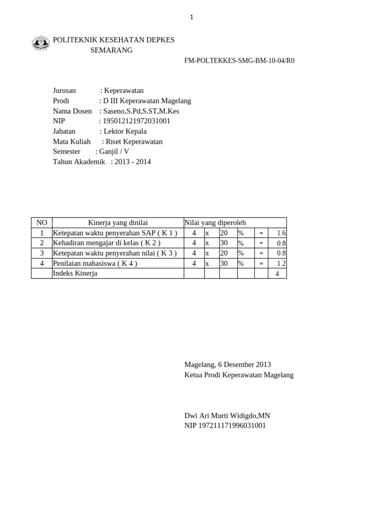 Ikd Ganjil 13-14 | PDF