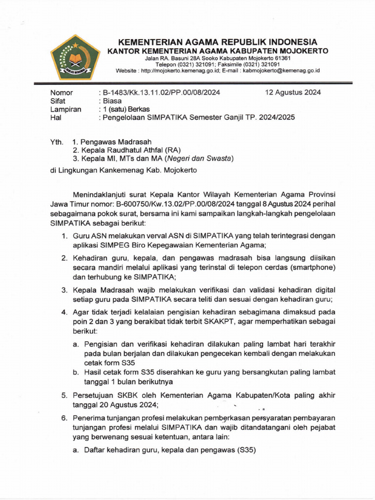 Pengelolaan SIMPATIKA - Final | PDF