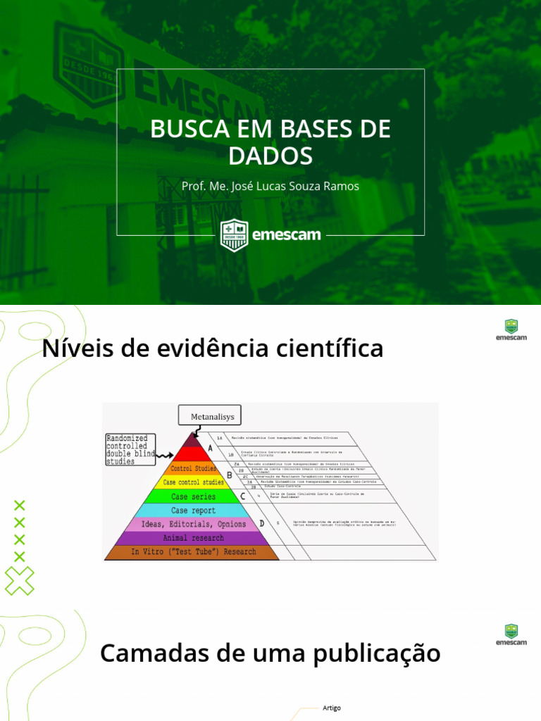 Aula 04 - Busca em bases de dados e como analisar um artigo | PDF