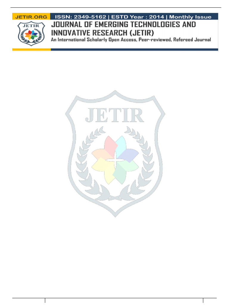 JETIR2307681 | PDF