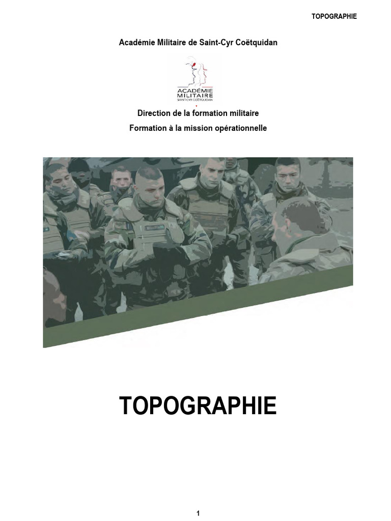 Fondamentaux de la Topographie Militaire | PDF | Géographie | Cartographie