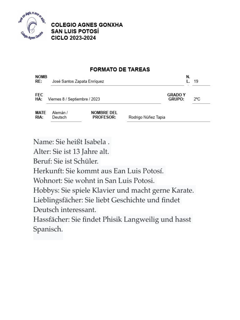 Formato.de.Tareas | PDF