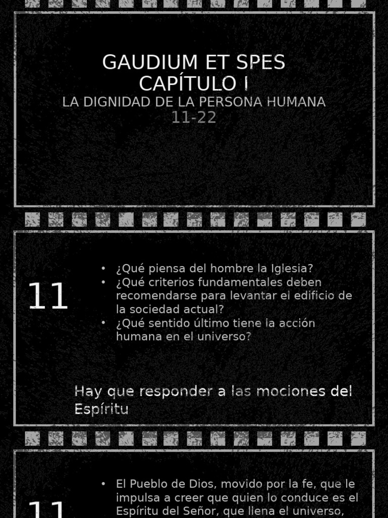 Gaudium Et Spes 11-22 | PDF