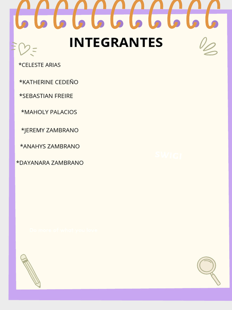 INTEGRANTES | PDF