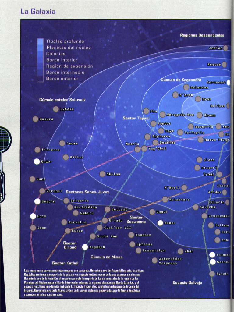 Star Wars Mapa de La Galaxia | PDF