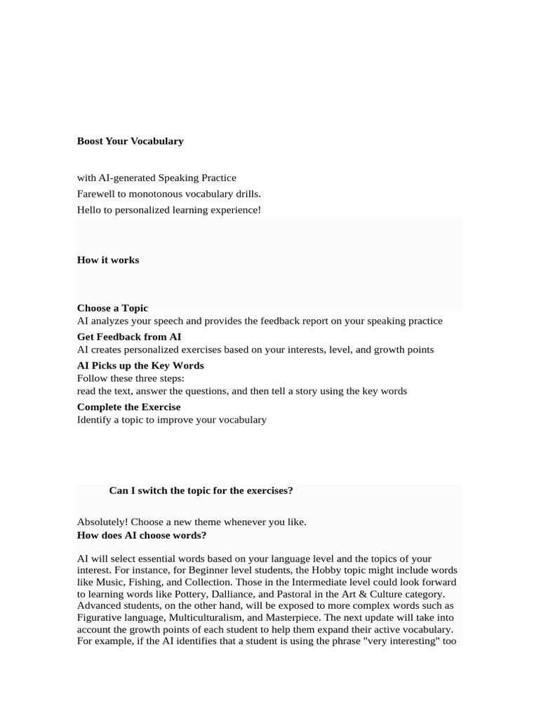 Boost Your Vocabulary | PDF