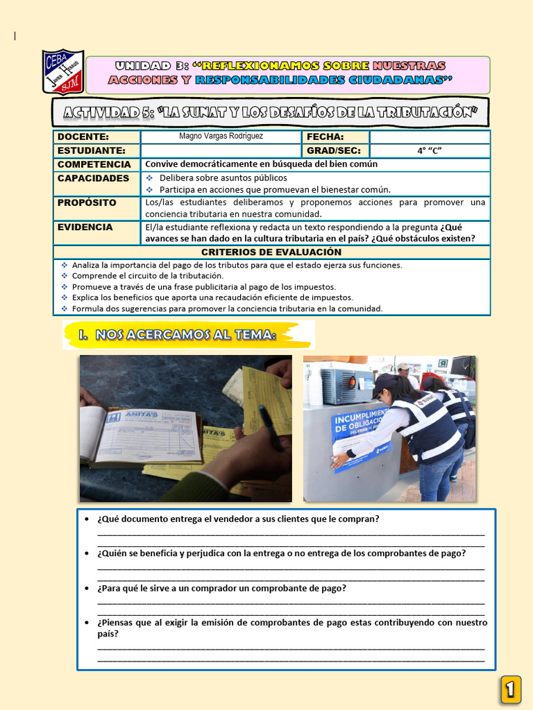 SESION 5 LA SUNAT | PDF