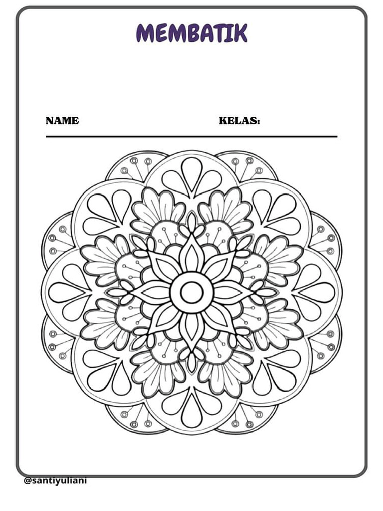 LKPD Kipas Batik | PDF