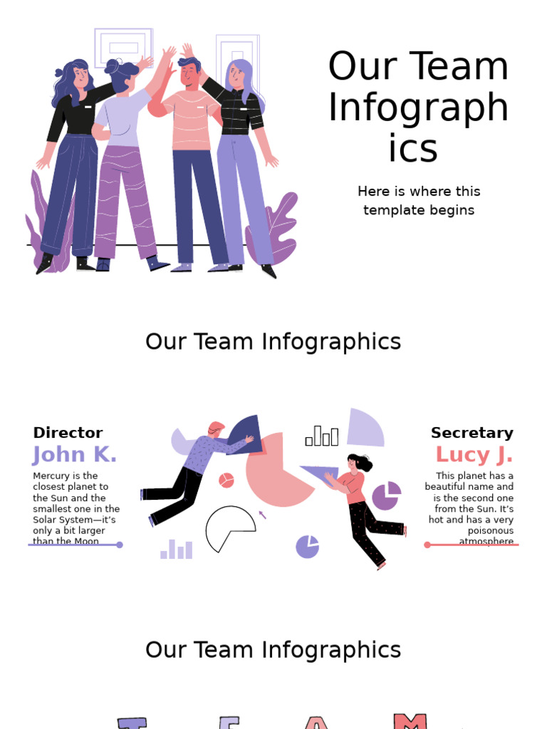 Our Team Infographics by Slidesgo | PDF