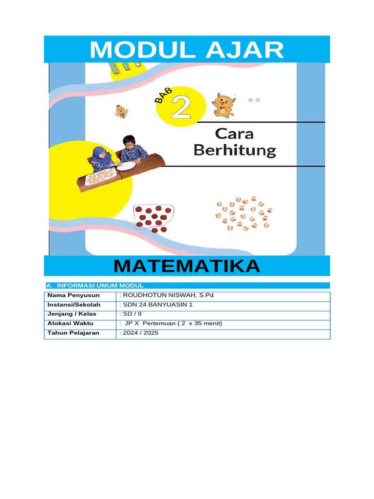 MA Bab 2. Cara Berhitung | PDF