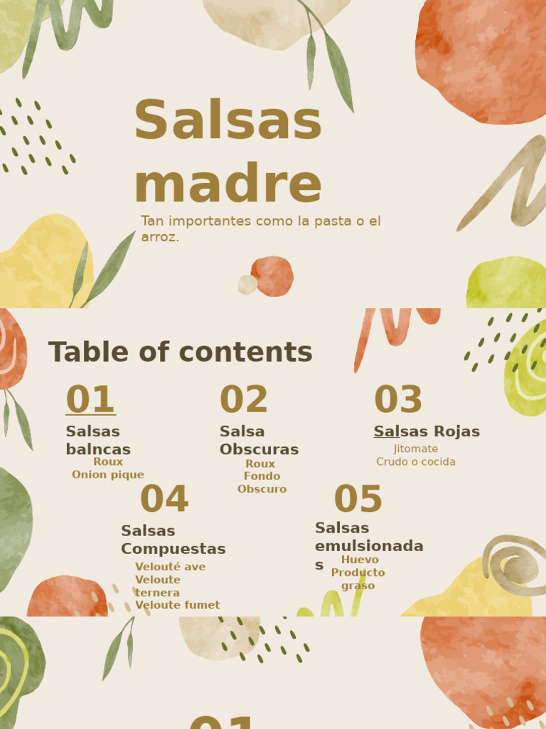Salsas Madre | PDF