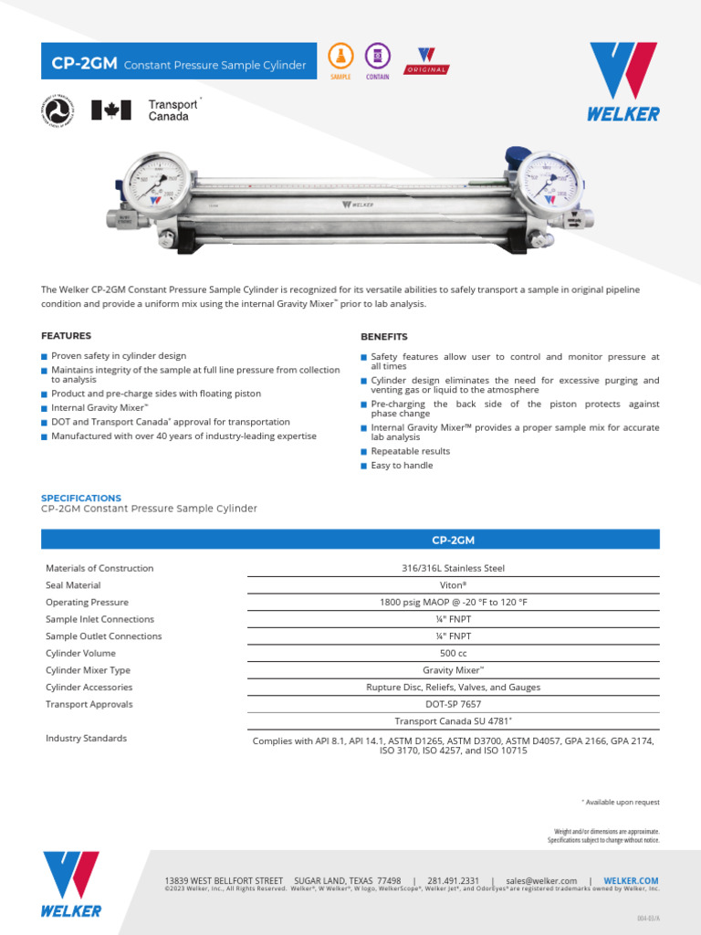 004-03 CP-2GM Sample | PDF